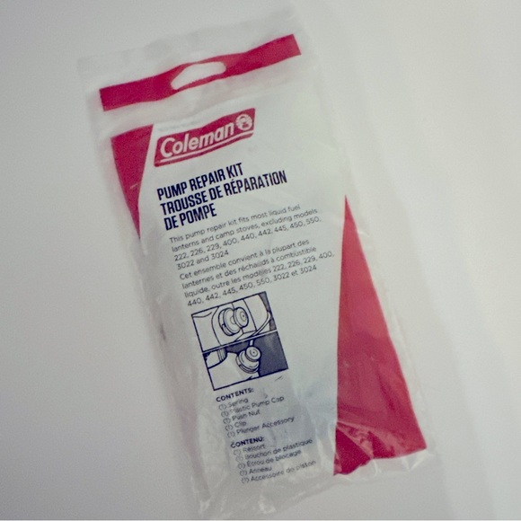Coleman | Cell Phones & Accessories | Coleman Pump Repair Kit Red ...